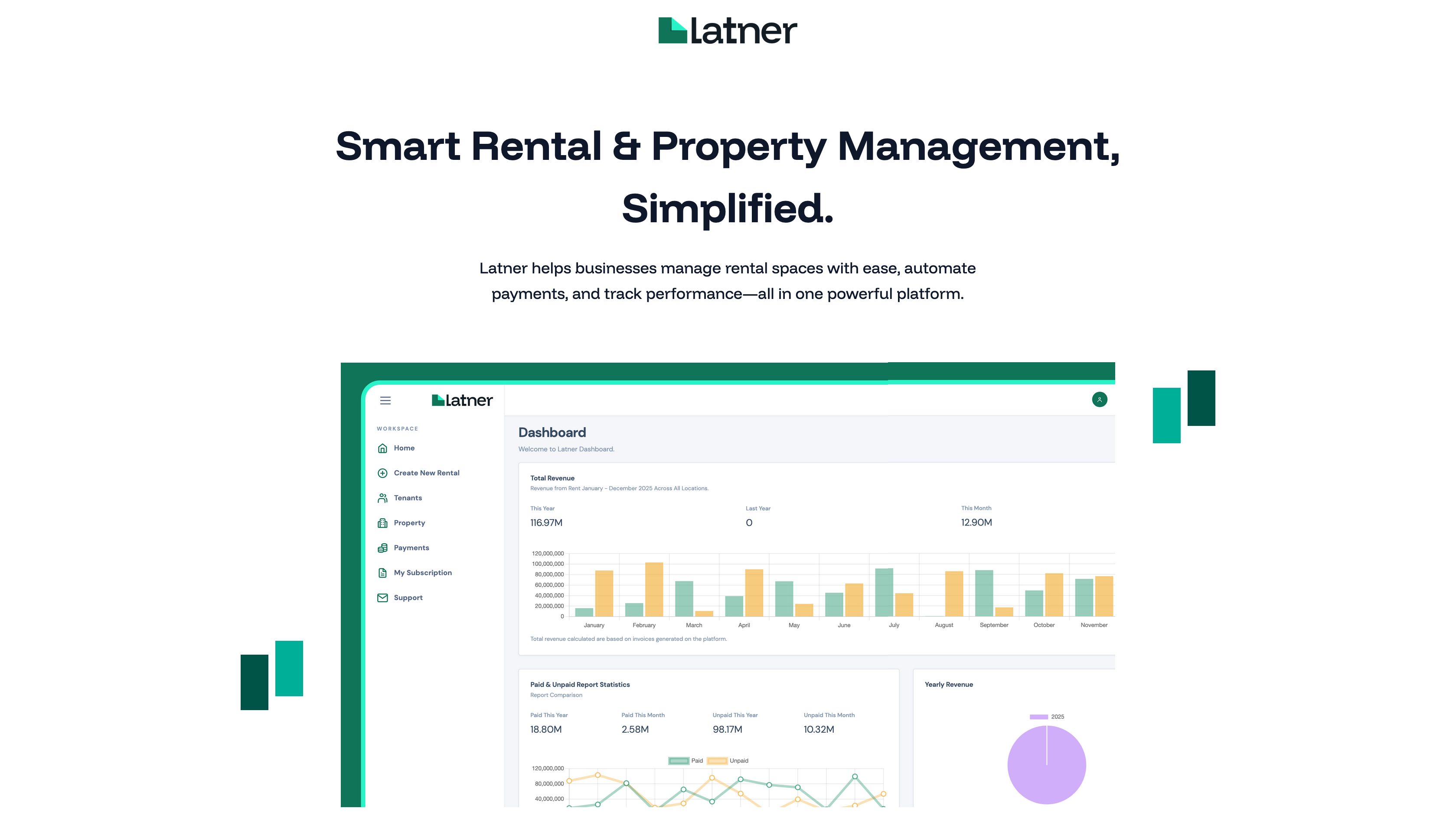 Latner - Smart Rental & Property Management Software